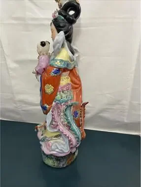 Art | 24 In Chinese Porcelain Guanyin Statue Goddess Of Mercy W ...